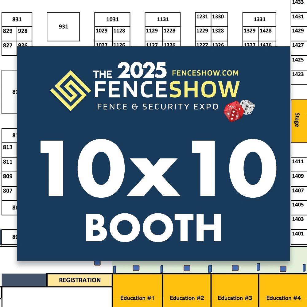 10'x10' Booth - 2025 Fence Show